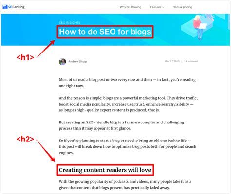 Html Heading Tags The Seo Guide For H H