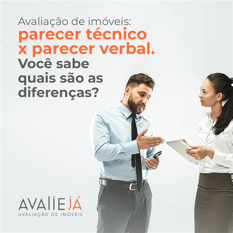 Avalia O De Im Veis Parecer T Cnico X Parecer Verbal Voc Sabe Quais