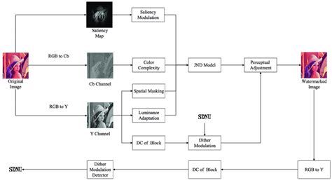 flow chart of the proposed watermarking algorithm download scientific diagram