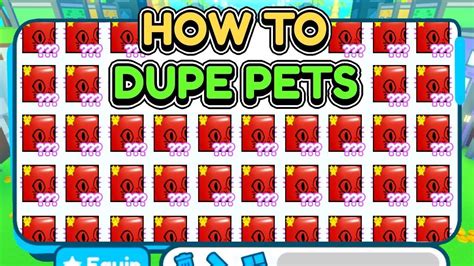 JAK KOPIOWAĆ PETY W PET SIMULATOR X HOW TO DUPE PETS IN PET SIMULATOR