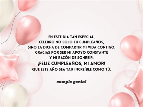 La Dicha De Compartir Mi Vida Contigo Cumple Genial