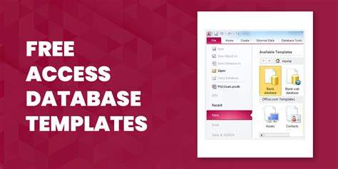 22 Free Access Database Template
