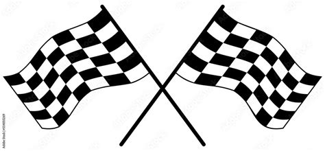 Fast Racing Flag Clipart EPS Illustrator PNG SVG Clip Art