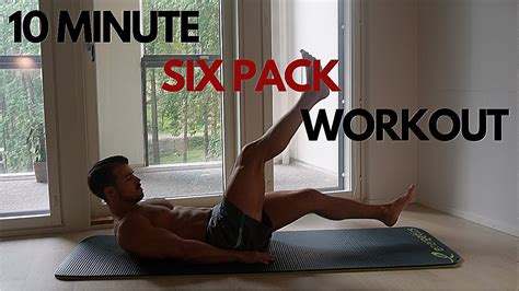 10 MIN SIXPACK WORKOUT NO EQUIPMENT YouTube