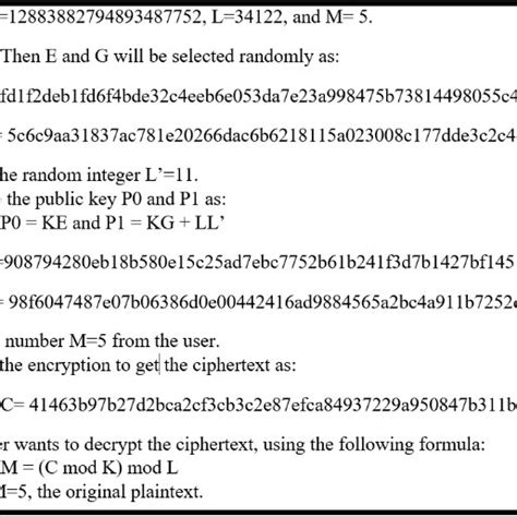 an example for the encryption and decryption process download scientific diagram