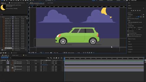 2D Car Animation Tutorial In After Effects YouTube