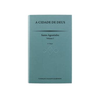 A Cidade De Deus Volume I Edi O Cartonado Santo Agostinho