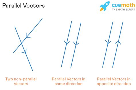 parallel vectors definition examples formula