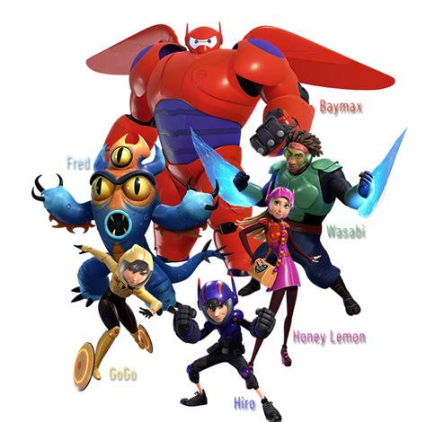 Kingdomheartsgifs Big Hero 6 World Logo And Character Renders