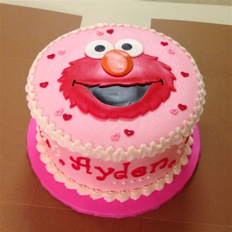 Girly Elmo Cake Elmo Birthday Cake Elmo Cake Elmo Birthday