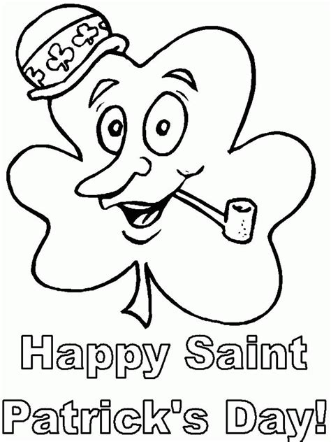 Printable St Patrick S Day Coloring Pages