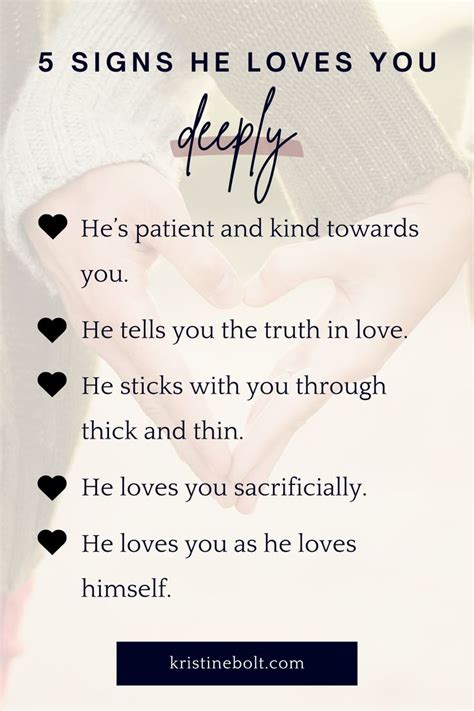5 Powerful Signs He Loves You Deeply 5 Huge Anti Signs To Know
