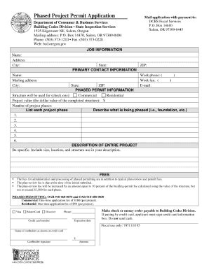 Fillable Online Bcd Oregon Typable Project Permit Form Fax Email Print
