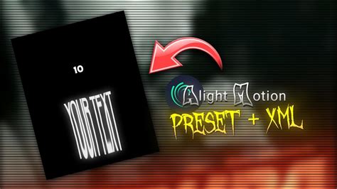 Ae Inspired Alight Motion Text Animation Preset And Xml YouTube