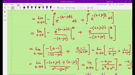fourier transform of signum function ss 2 03 youtube