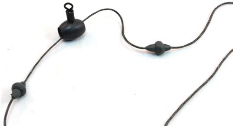 PB Products Tungsten X Small Naked Chod Rubber Beads