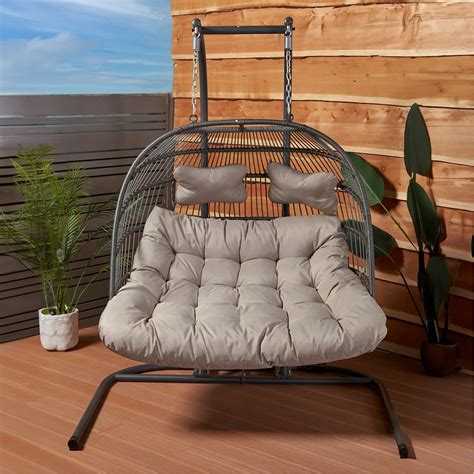 Linea Kokomo Double Hanging Egg Chair Multi Sportsdirect