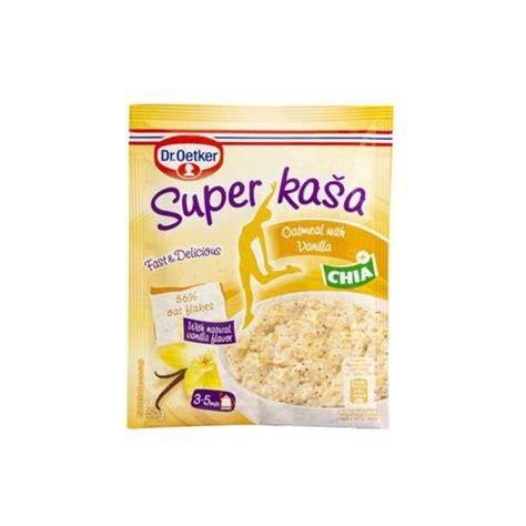 KAŠA SA VANILIJOM I CHIA SJEMENKAMA 50GR DR OETKER Bazar