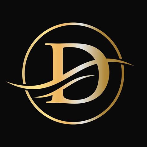 Letter D Logo Design For Business And Company Identity With Luxury