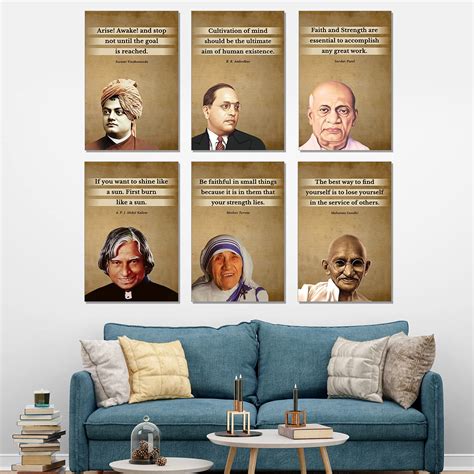 Buy Chaka Chaundh Motivational Quotes Of Sardar Patel Mother Teresa
