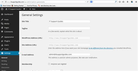 Wordpress How To Change Migrate Domain Name And Site It Support