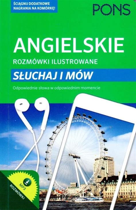 Nauka angielskiego Angielskie rozmówki ilustrowane słuchaj i mów PONS