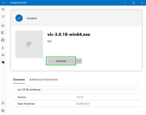 Microsoft Intune Uninstall Win32 App With The Company Portal