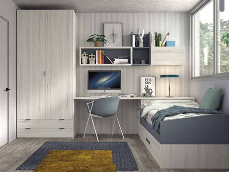 Dormitorio Juvenil Completo Ares Benicolchón