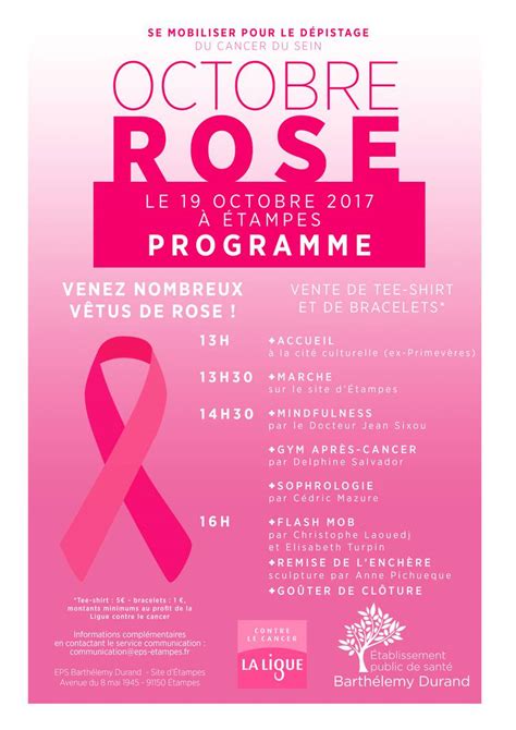 LEPSBD sengage pour lévénement national Octobre Rose