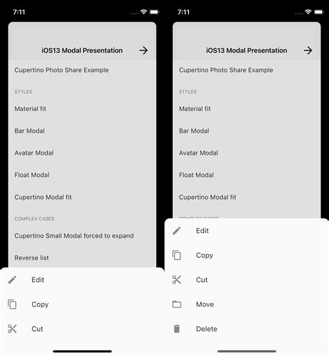 Flutter Cupertino Modal Bottom Sheet Fit With Inside Navigation