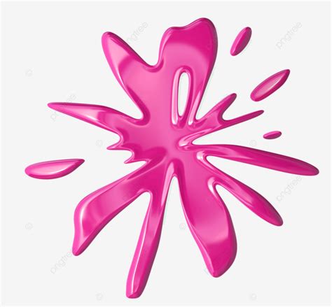 Red Ink Or Paint Splotches White Splotches Isolated Ink PNG