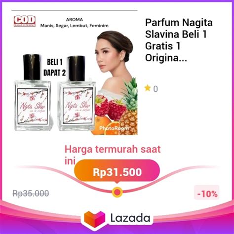 Parfum Nagita Slavina Beli 1 Gratis 1 Original Wangi 24 Jam 30ml