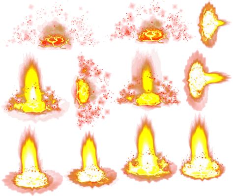 手游技能特效UI光效序列帧游戏美术资源Q版PNG帧动画素材 2175
