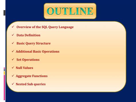 Data Base Management System Basic Structure Of SQL Queries PPT Free Download