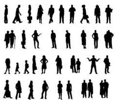 The Good And Bad Of Human Beings Silhouette Fonts Architectural Scale