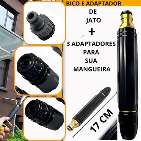 Adaptador Esguicho De Mangueira Jardinagem Casa Bico De Jato Alta