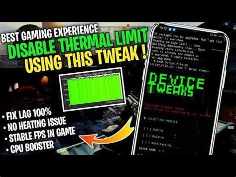 Disable Thermal Limit On Android No Root Overlook Any Android Phone