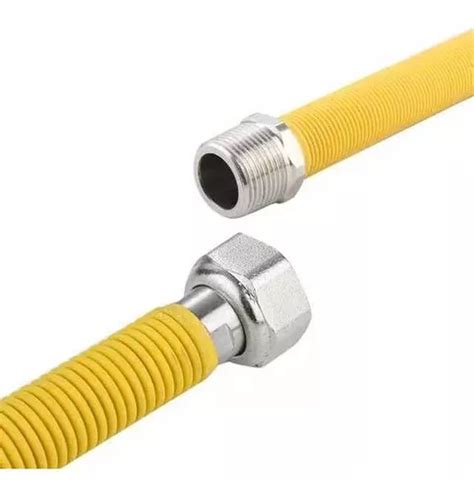 Manguera Flexible Para Gas Con Conectores Npt Meses Sin