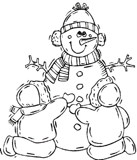 Dibujos De Bienvenido Invierno Para Colorear Mu Ecos De Nieve