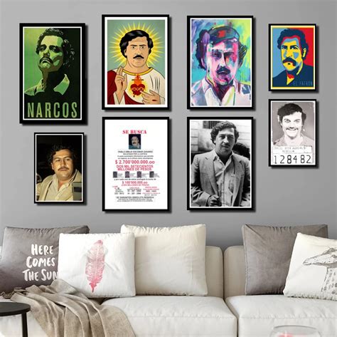 Pablo Escobar Sticker Painting Poster Wall Stickers Home Decor