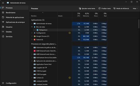 Administrador de tareas en Windows 11 cómo funciona
