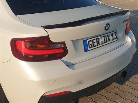 Cstar Heckspoiler Carbon Gfk CS Style passend für BMW F22 F87 M2 199