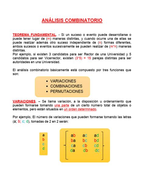 teoria combinatoria 1 pdf permutación combinatoria