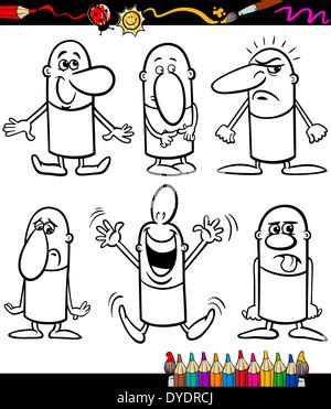 Cartoon Ilustraci N De Enojado O Disgustado Gracioso Personaje Hombre