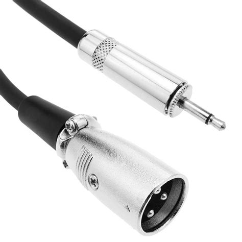Cable De Audio Mono XLR 3 Pin Macho A TRS Jack 3 5mm Macho De 1m
