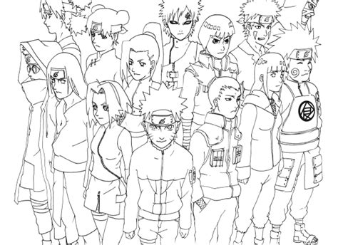 Imagens Para Colorir E Imprimir Do Naruto Shippuden