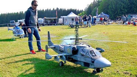 RC KAMOV KA 52 ALLIGATOR SCALE MODEL TURBINE HELICOPTER FLIGHT