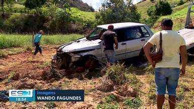 Boa Noite Esp Rito Santo Edi O Regional Motorista Morre Ap S Carro