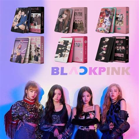 55 ชน เซต BLACKPINK BORN PINK อลบม Lomo Card Lisa Jisoo Jennie