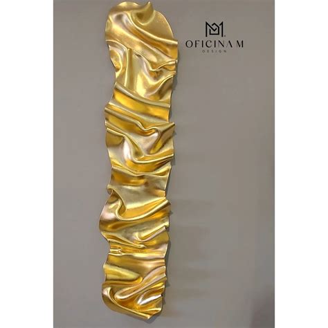 Escultura de Parede Série Waves 140cm Elo7 Produtos Especiais
